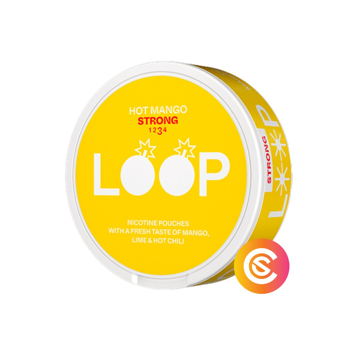 LOOP Hot Mango Strong Buy Nicotine Pouches Snus Core