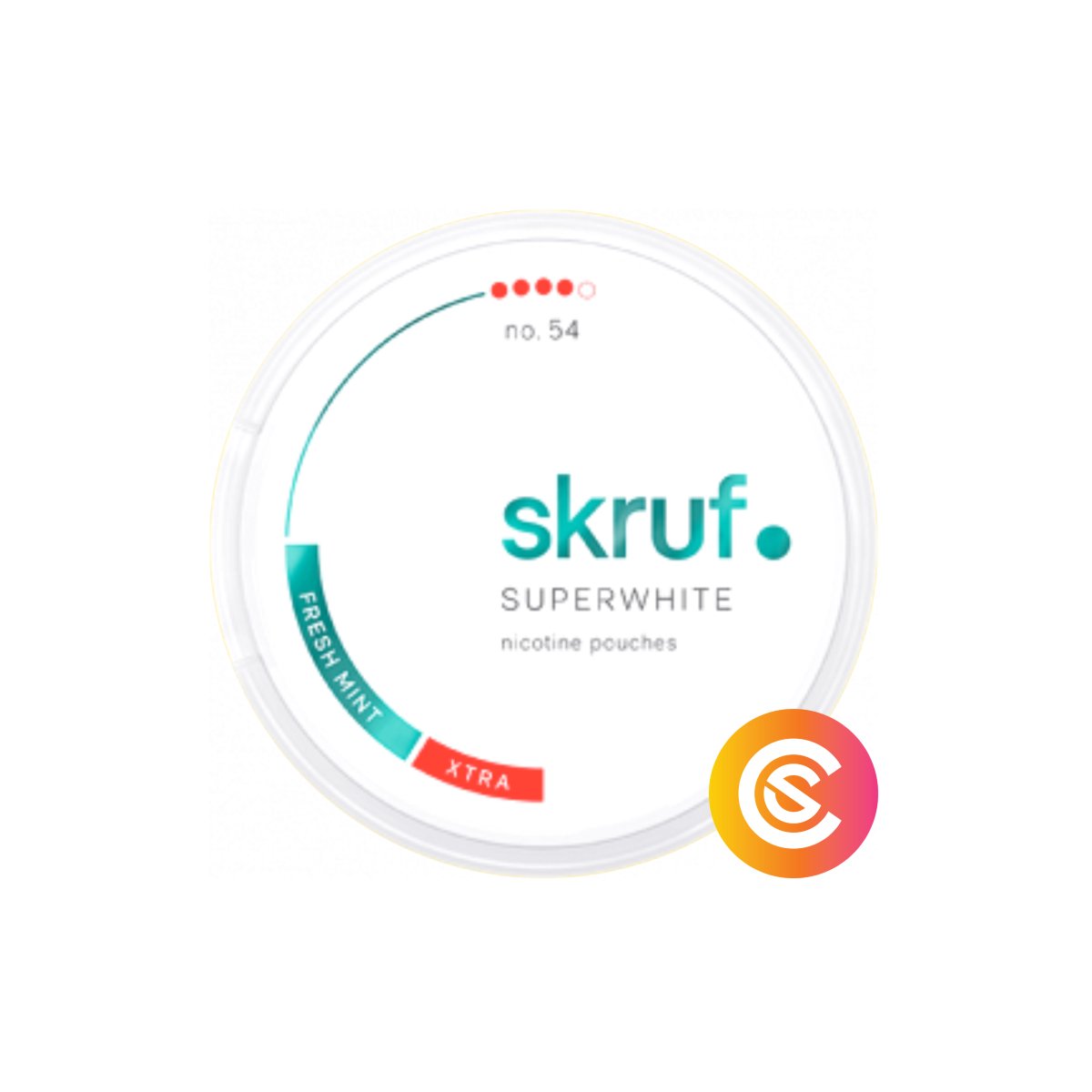 Skruf Super White No.54 Fresh Mint Osta nikotiinipusseja Snus Core